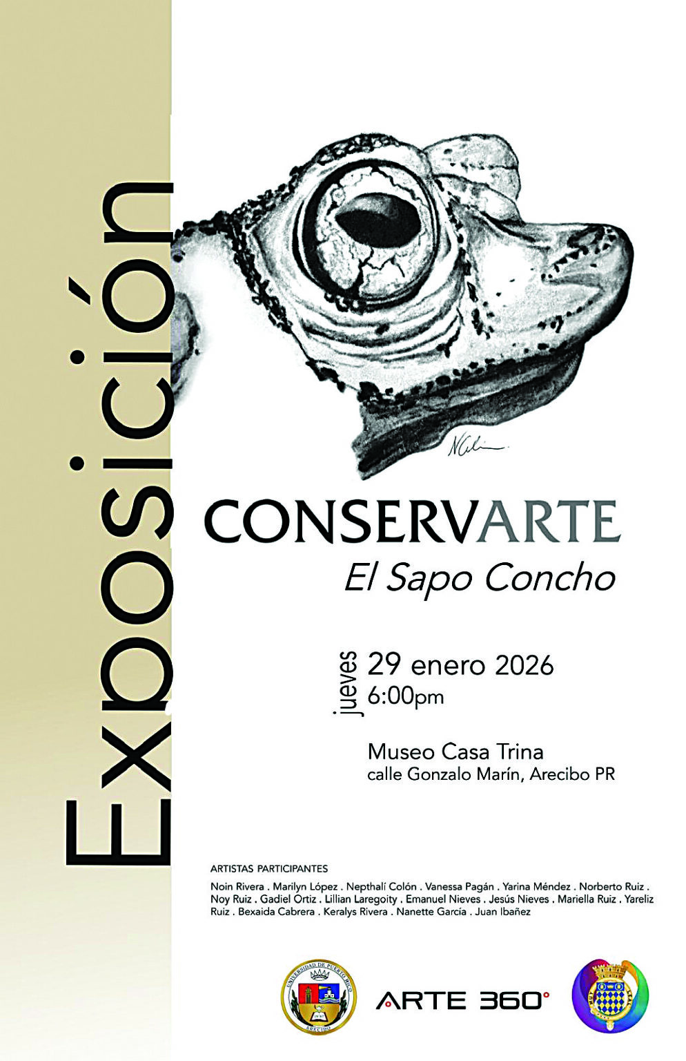 Llega A Arecibo, ConservArte:El Sapo Concho | Semanario Visión